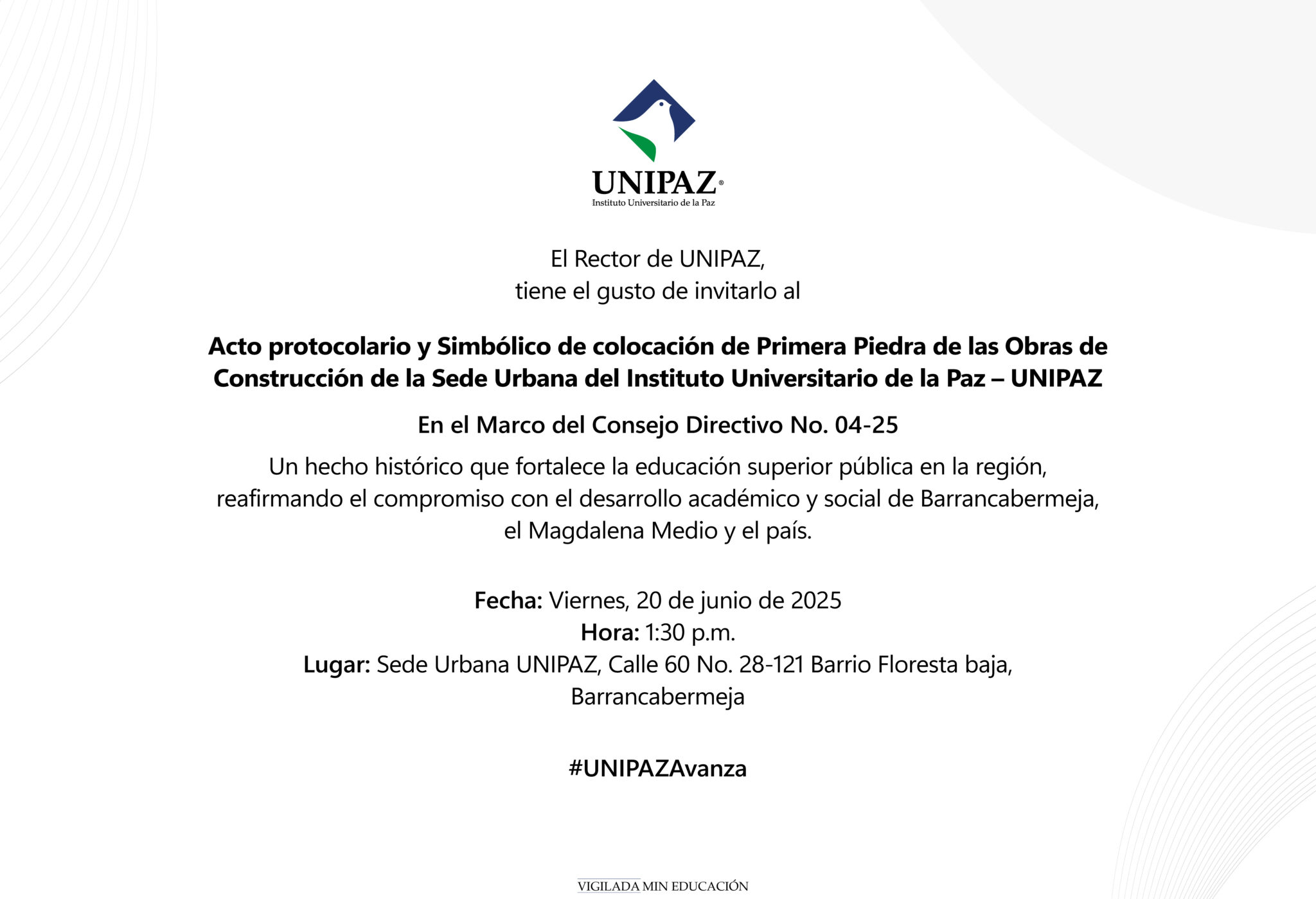 UNIPAZ - Instituto Universitario de la Paz UNIPAZ